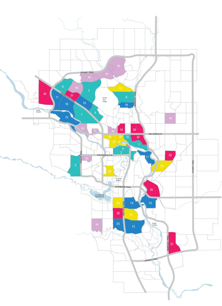 2017: Top 50 Neighbourhoods: The List and Map - Avenue Calgary