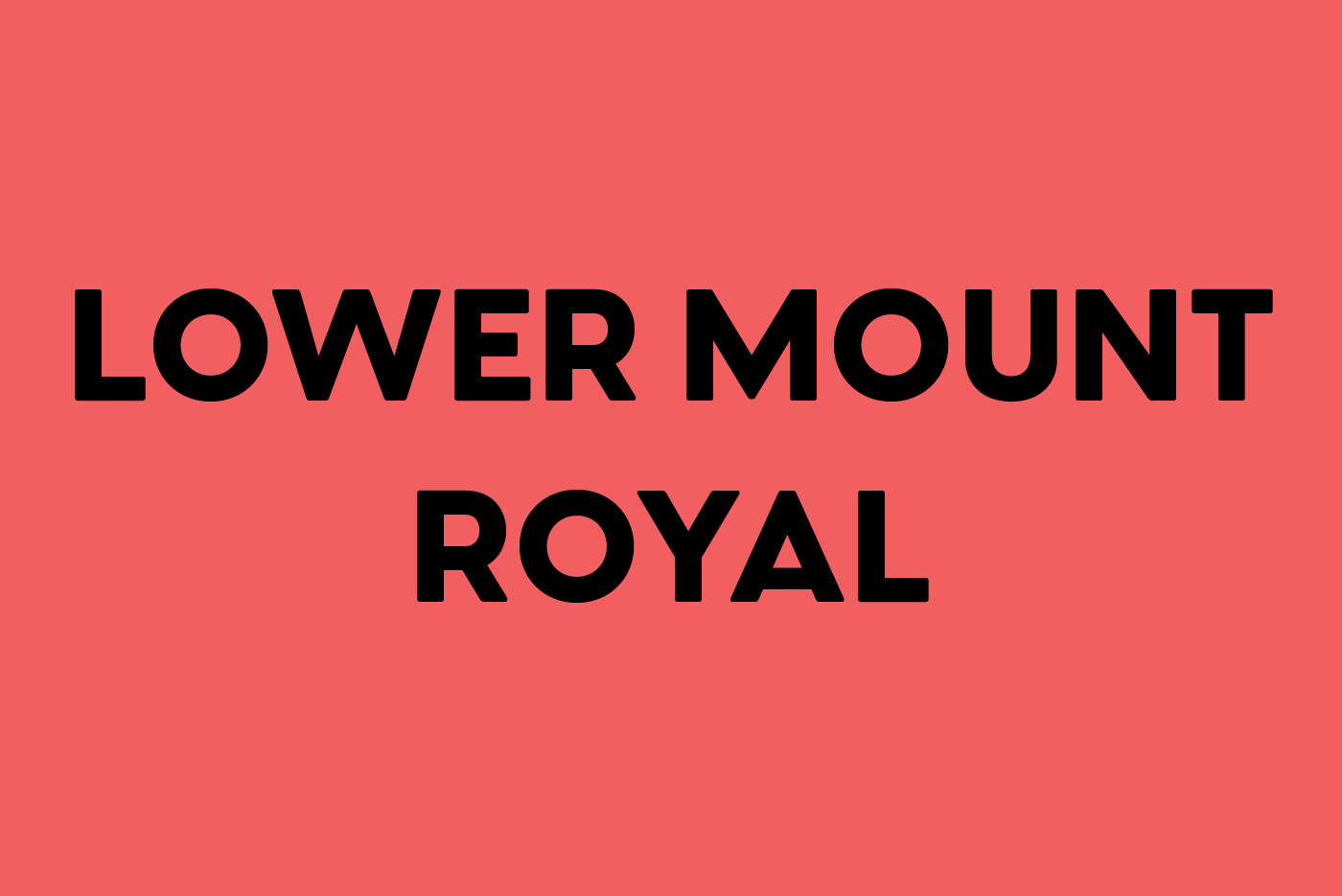 Lower Mount Royal - Avenue Calgary