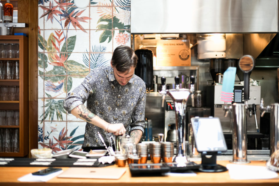 Inside Sidewalk Citizen's New Restaurant in Central Memorial Park ...