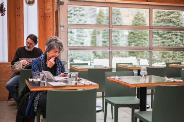 Inside Sidewalk Citizen's New Restaurant in Central Memorial Park ...