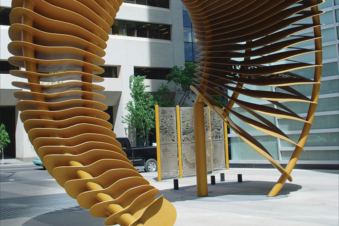 Work of Art: Weaving Fence and Horn by John McEwen - Avenue Calgary