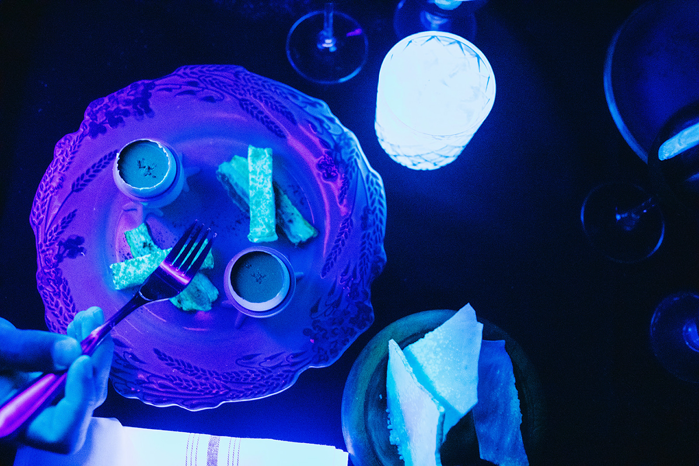 Check Out This Eight Course, UV Reactive Dinner Inspired by Ice Fishing ...