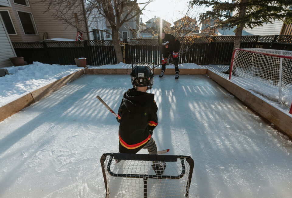 Inside 5 Awesome Backyard Hockey Rinks in Calgary - Avenue Calgary