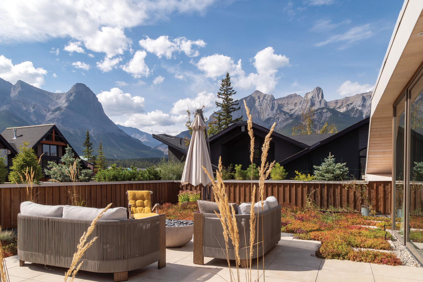 A Canmore Home Levels Up By Adding a Third-Floor Terrace with Mountain ...