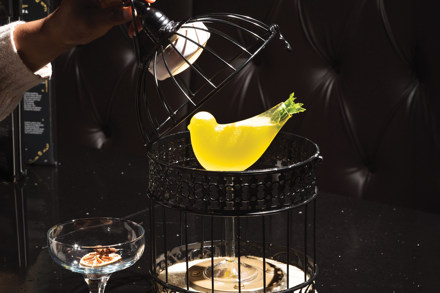 How Prohibition Lounge Makes its Tweety Bird Cocktail - Avenue Calgary